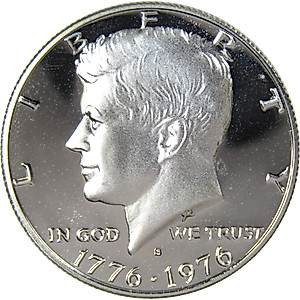 1976 S Kennedy Bicentennial Half Dollar Choice Proof 40% Silver 50c US Coin