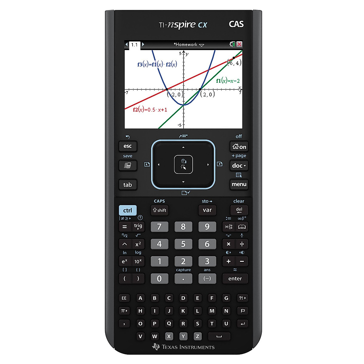 Texas Instruments Nspire CX CAS Graphing Calculator