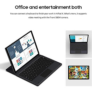 CHUWI HiPad X Tablet,4G LTE Unlocked Phablet,10.1 inch MT6771V Octa Core 4GB 128GB Android 10 Phone Call Tablets Dual Band WiFi Bluetooth 5.0,with Keyboard