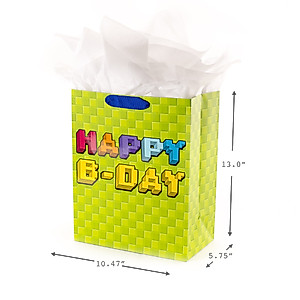 Hallmark 13" Large Birthday Gift Bag Bundle with Tissue Paper (Pack of 3: Monster Truck, Happy B-Day, Birthday Boy)