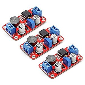 ACEIRMC 3pcs XL6019 5A High Power Current DC to DC Step-up 5V 6V 12V 24V 3-35V to 5-40V XL6019 Converter Adjustable Voltage Regulator Power Modules Boost Module Booster (3pcs)