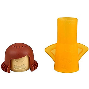 TOPIST Angry Mama Microwave Cleaner Angry Mom Microwave Oven Steam Cleaner and Disinfects With Vinegar and Water for Kitchens, Steamer Cleaning Equipment Cleans the Crud in Minutes (Yellow)