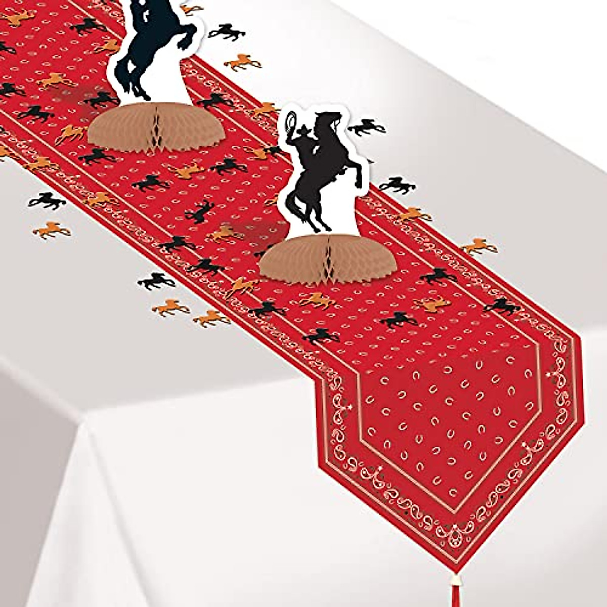 Fanci-Fetti Horses (black & copper) Party Accessory (1 count) (1 Oz/Pkg)