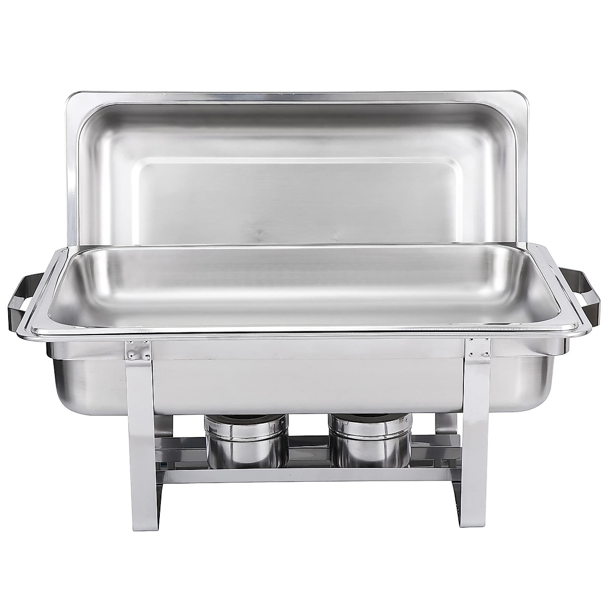 LEMY 8 Qt Stainless Steel Chafer Chafing Dishes Full Size Chafer for Catering Buffet Warmer Tray Kitchen Party Dining (2 Packs)