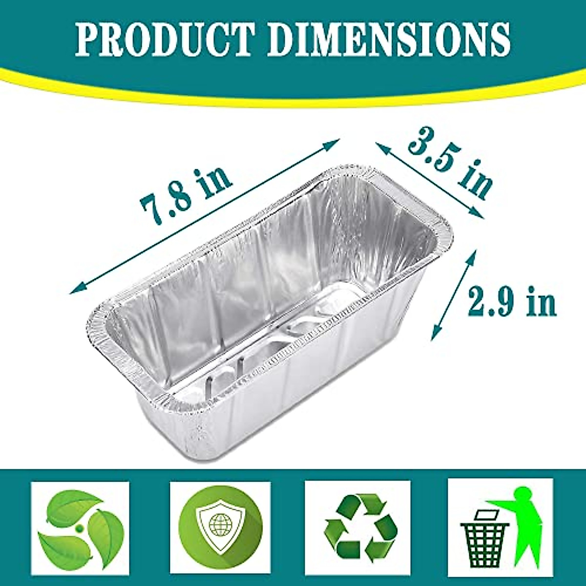 ZUOOBAR BBQ Foil Drip Pans Compatible with Blackstone 28 & 36 & 30 & 22 & 17 Inches Griddle, Heavy-Duty Aluminum BBQ Drip Pan Liners, Grill Grease Cup Liner Tray Blackstone Griddle Accessories