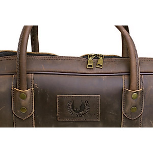 Yoshihiro Genuine Natural Leather Knife Culinary Bag Japanese Sushi Chef Tool (Brown)