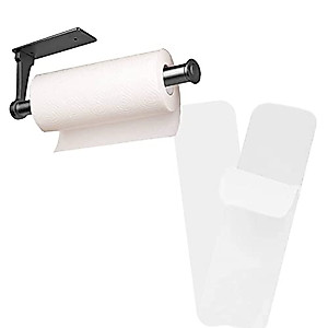 Self Adhesive Strips, Paper Towel Holder Replaces Stickers, Replacement Adhesive Strips Compatible with self Adhesive Paper Towel Holder,5.7 x 1.7 Inch-2 Pack