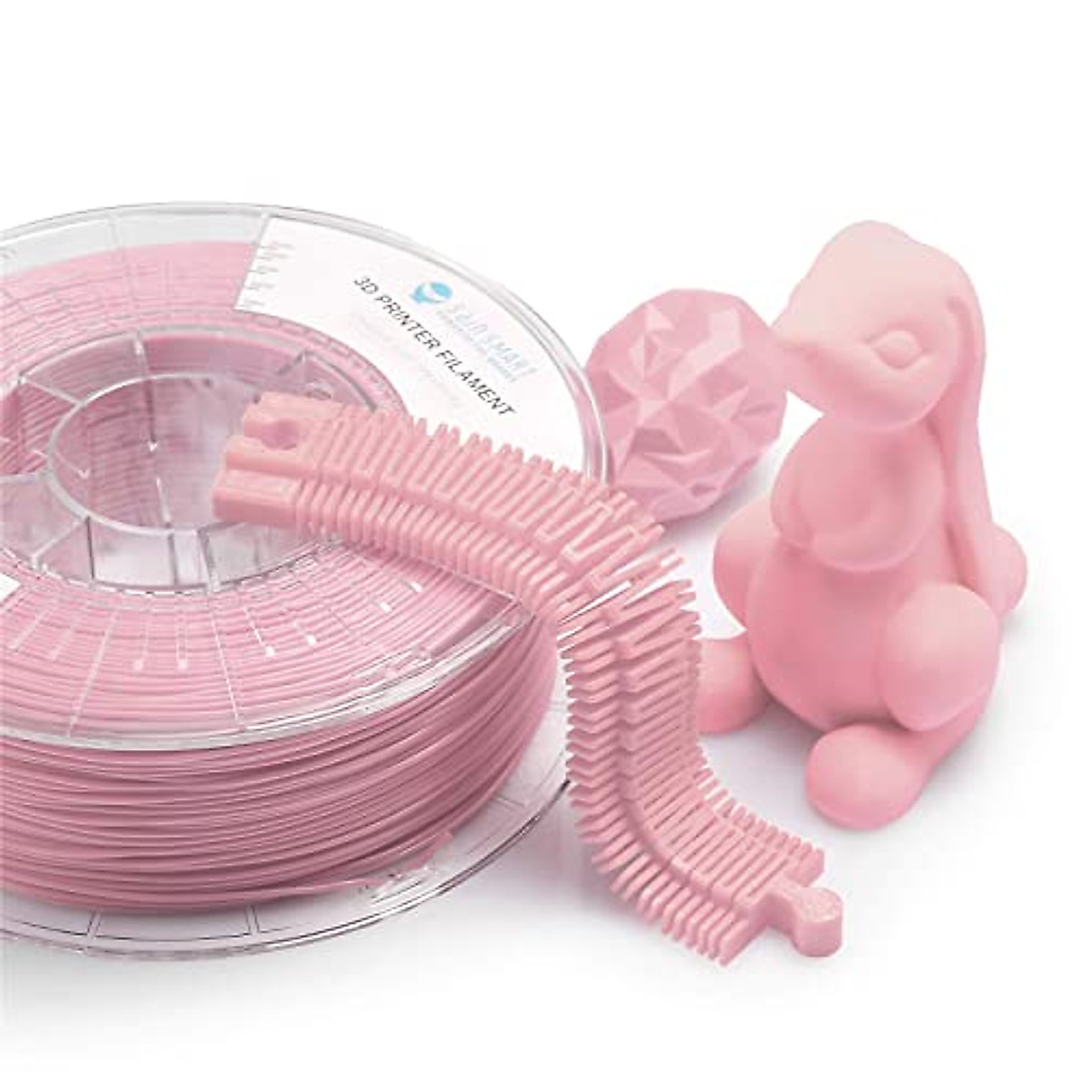 SainSmart TPU 1.75mm 92A Flexible TPU 3D Printer Filament, Dimensional Accuracy +/- 0.04 mm, 1KG Spool, Soft Pink