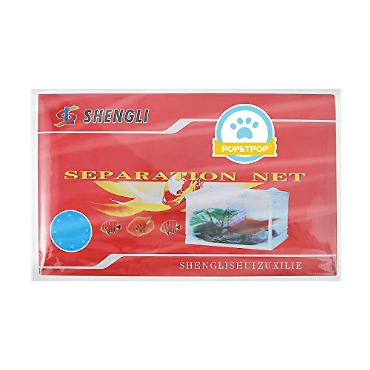 POPETPOP 2pcs Fish Hatchery Breeder Box Aquarium Separation Net Nylon Incubator Mesh - Large Size