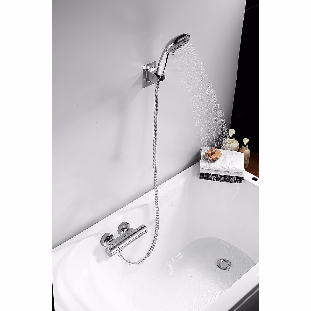 MISSMIN 4 inch Thermostatic RV Shower Faucet Valve