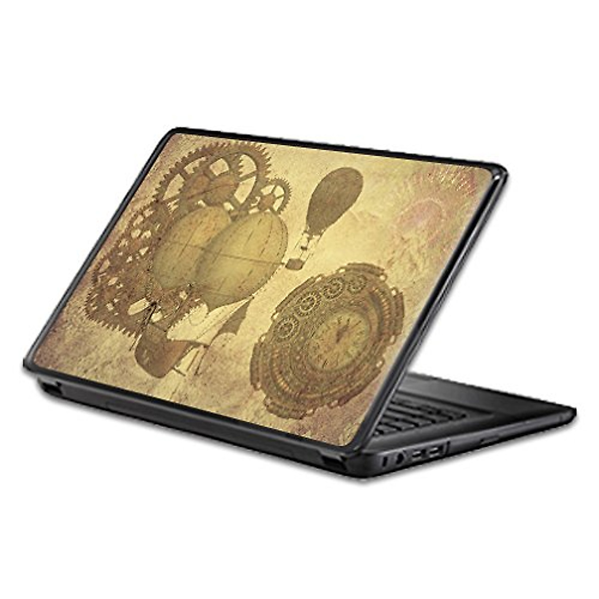 MightySkins Skin Compatible with Universal 12" Screen - Steam Punk Paper | Protective, Durable, and Unique Vinyl Decal wrap Cover | Easy to Apply, Remove, and Change Styles | Made in The USA
