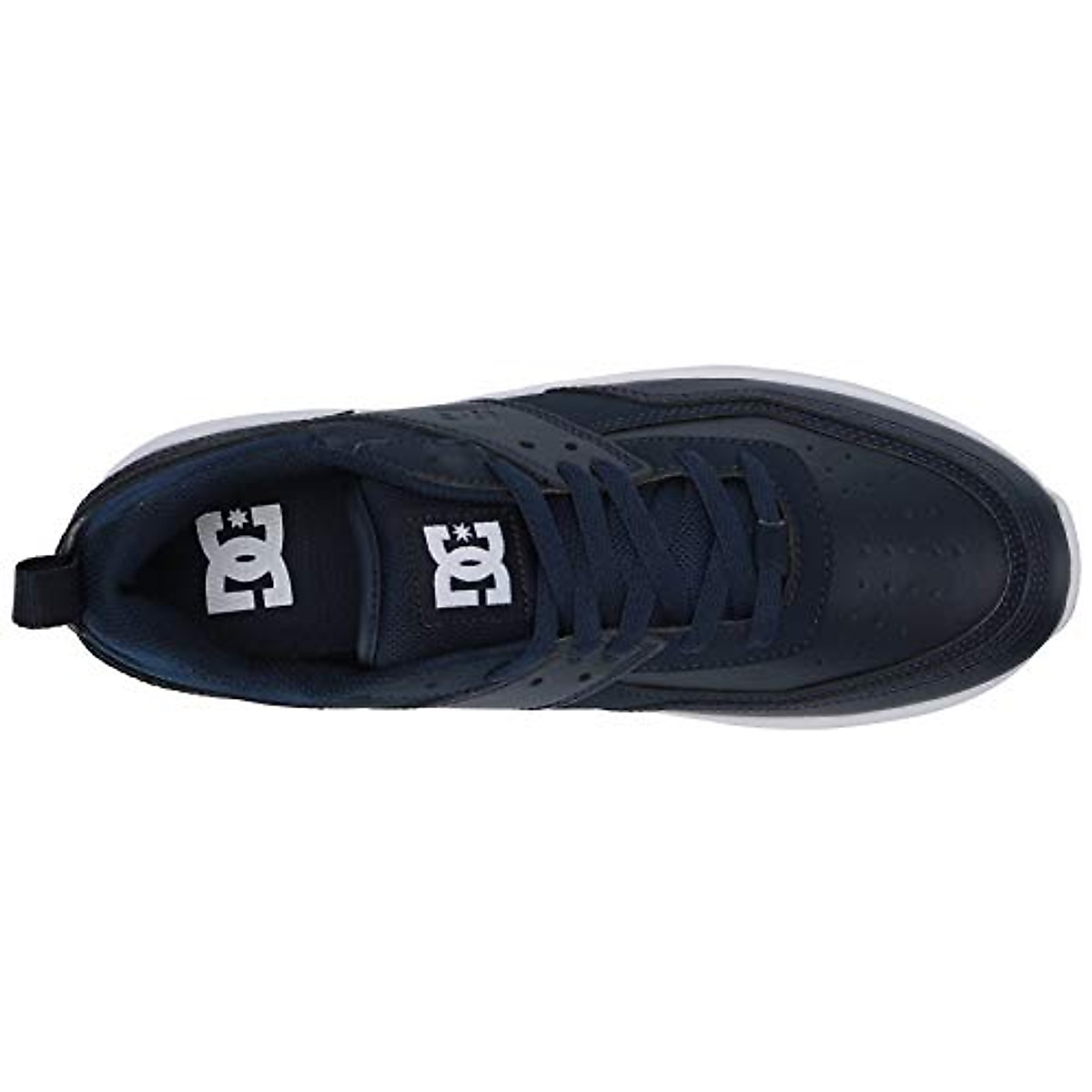 DC Women's E.TRIBEKA Platform Skate Shoe, Navy, 11 M US