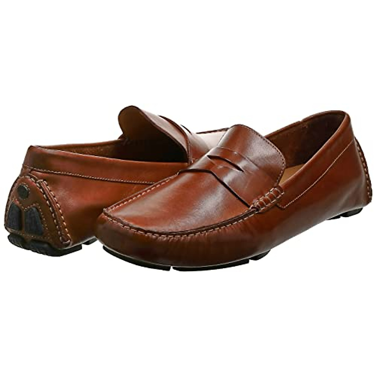 Cole Haan Men's Howland Penny Loafer, Saddle Tan, 9.5 M US