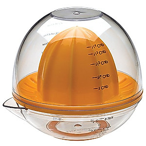 Prepworks by Progressive Dome Citrus Juicer, Lemon Lime Orange Grapefruit Press, Hand Held, Manual Lemon Squeezer