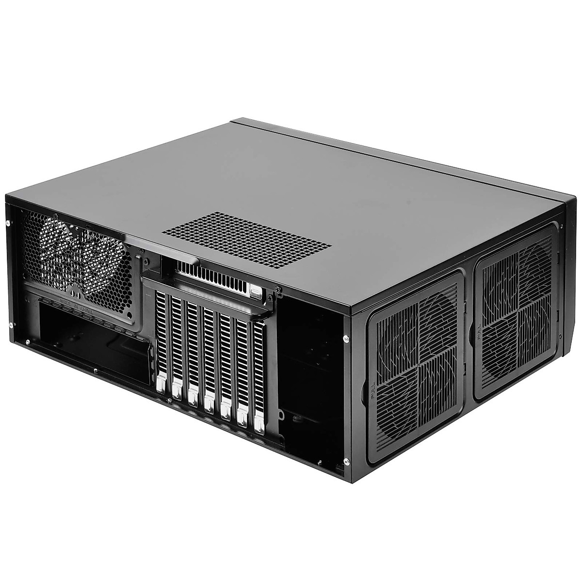 SilverStone Technology Home Theater Computer Case (HTPC) with Faux Aluminum Design for ATX/Micro-ATX Motherboards and New USB Type C Front Port, SST-GD09B-C