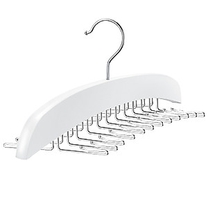 Tank Top Hanger with Premium Wood, 24 Large Capacity, Space Saving,360 Degree Rotating, Foldable Metal Hooks, Tank Tops