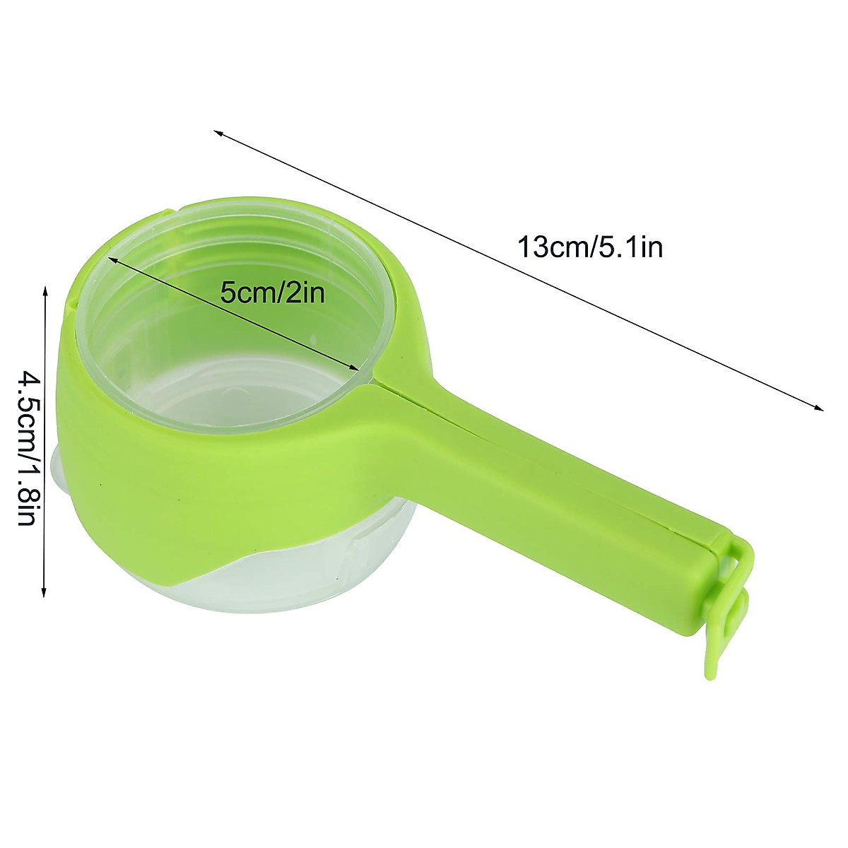 Bag Clips for Food, 5Pcs Reuseable Plastic Food Storage Sealing Clip with Pour Spouts for Food Kitchen Tools, Kitchen Chip Bag Clips