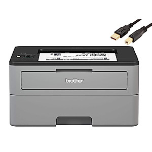 Brother Compact Monochrome Laser Printer, HL-L2350DW, Wireless Printing, Duplex Two-Sided Printing, Business Office Bundle, Amazon Dash Replenishment Ready, Durlyfish