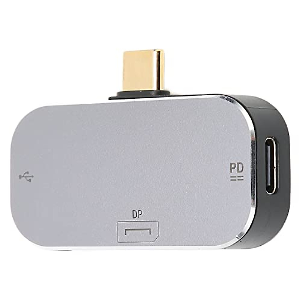 BTIHCEUOT 3 in 1 USB C to DP Adapter, Power Supply High Speed Plug and Play USB C Docking Station for Home for Office for Travel