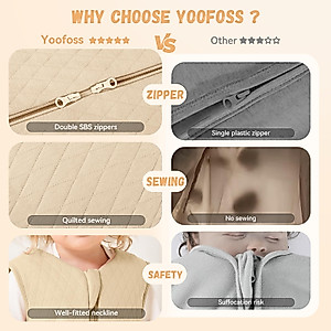 Yoofoss Baby Sleep Sack 12-18 Months TOG 2.5 Winter Baby Wearable Blanket, 100% Cotton Toddler Sleeping Sack 2-Way Zipper Warm Quilted Sleepsack
