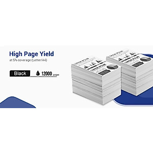 Toner Bank Compatible TN880 TN-880: Toner Cartridge Replacement for Brother TN880 TN 880 HL-L6200DW MFC-L6700DW MFC-L6800DW HL-L6200DWT HL-L6300DW MFC-L6900DW Super High Yield Printer (Black, 2-Pack)