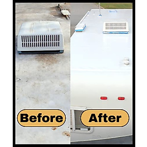 Tough Tech Coatings Tough Roof RV Coating kit - Permanent RV Roof Waterproofing Kit - for RVs, & Trailers Roofs Up to 25 FT Long - No Primer Required - 87% Solar Reflective - 3.5 Gal White