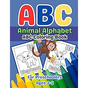 Animal Alphabet - ABC Coloring Book (Coloring Books)