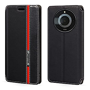 Shantime for Oppo Realme 11 Pro 5G Case, Fashion Multicolor Magnetic Closure Leather Flip Case Cover with Card Holder for Oppo Realme 11 Pro+ 5G (6.7”)