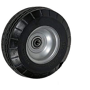 CasterHQ 8" X 2-1/4" - 2-1/4" HUB Length - Offset HUB - Flat-Free (Poly-Foam TIRE) - 250 LB Cap - 5/8" bore Size - Commercial/Industrial Application Equipment