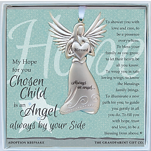 Always an Angel Adoption Baby or Child Keepsake Gift/Ornament