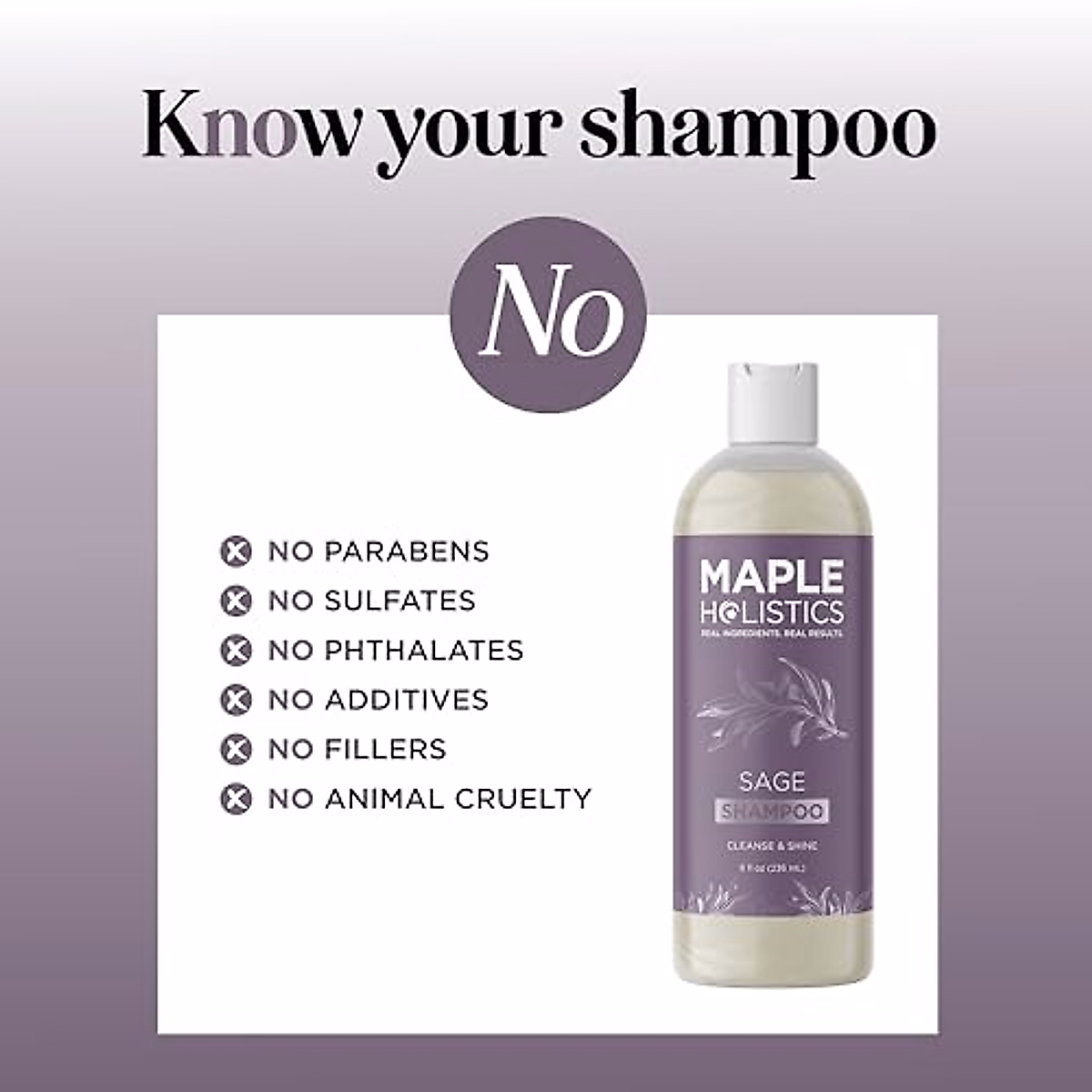 Sage and Rosemary Shampoo Sulfate Free - Sage Oil Clarifying Shampoo for Build Up and Scalp Moisturizer - Oily Hair Shampoo for Greasy Hair and Dry Scalp Treatment with Essential Oils for Hair