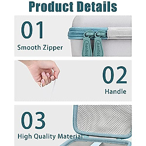 Aenllosi Hard Carrying Case Compatible with Vixic D1600 Rechargeable Label Printer (for Vixic D1600)