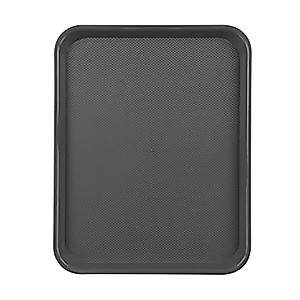 Waikhomes 6 Packs Fast Food Serving Tray, Plastic Breakfast Serving Trays, Rectangle Non Slip Tray