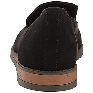 Dr. Scholl's Shoes Women's Jetset Loafer, Black Fabric, 8.5