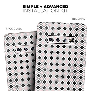 DesignSkinz Karamfila Silver & Pink Marble V11 Protective Vinyl Decal Wrap Skin Cover Compatible with The Samsung Galaxy S20 (Screen Trim & Back Glass Skin)