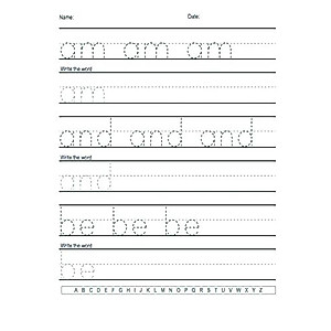 Trace Letters: Alphabet Handwriting Practice workbook for kids: Preschool writing Workbook with Sight words for Pre K, Kindergarten and Kids Ages 3-5. ABC print handwriting book