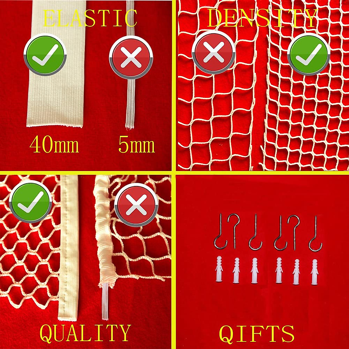 Stuffed Animal Net Or Hammock, Teddy Bear Holder Nets,White Toy Hammock for Stuffed Animals Storage, 2 Pack - XWGJ