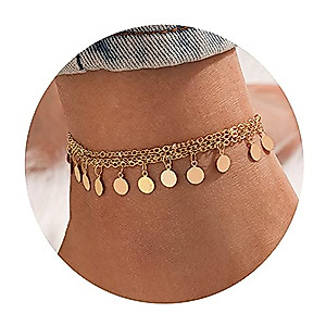 BSWAJIOJIO Mens Digital Sports Watch Beach Women's Bohemian Alloy Bracelet Accessory Dangle Earrings Set (Gold, One Size)