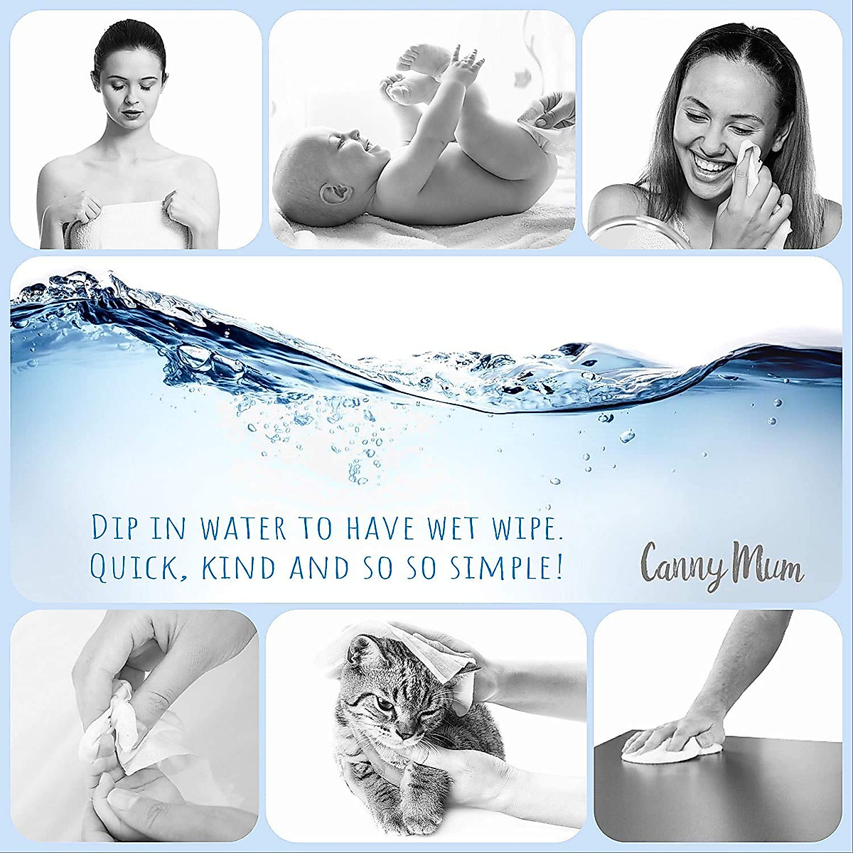 Real Nappy Bamboo Disposable Liners, 200 Count, Unisex