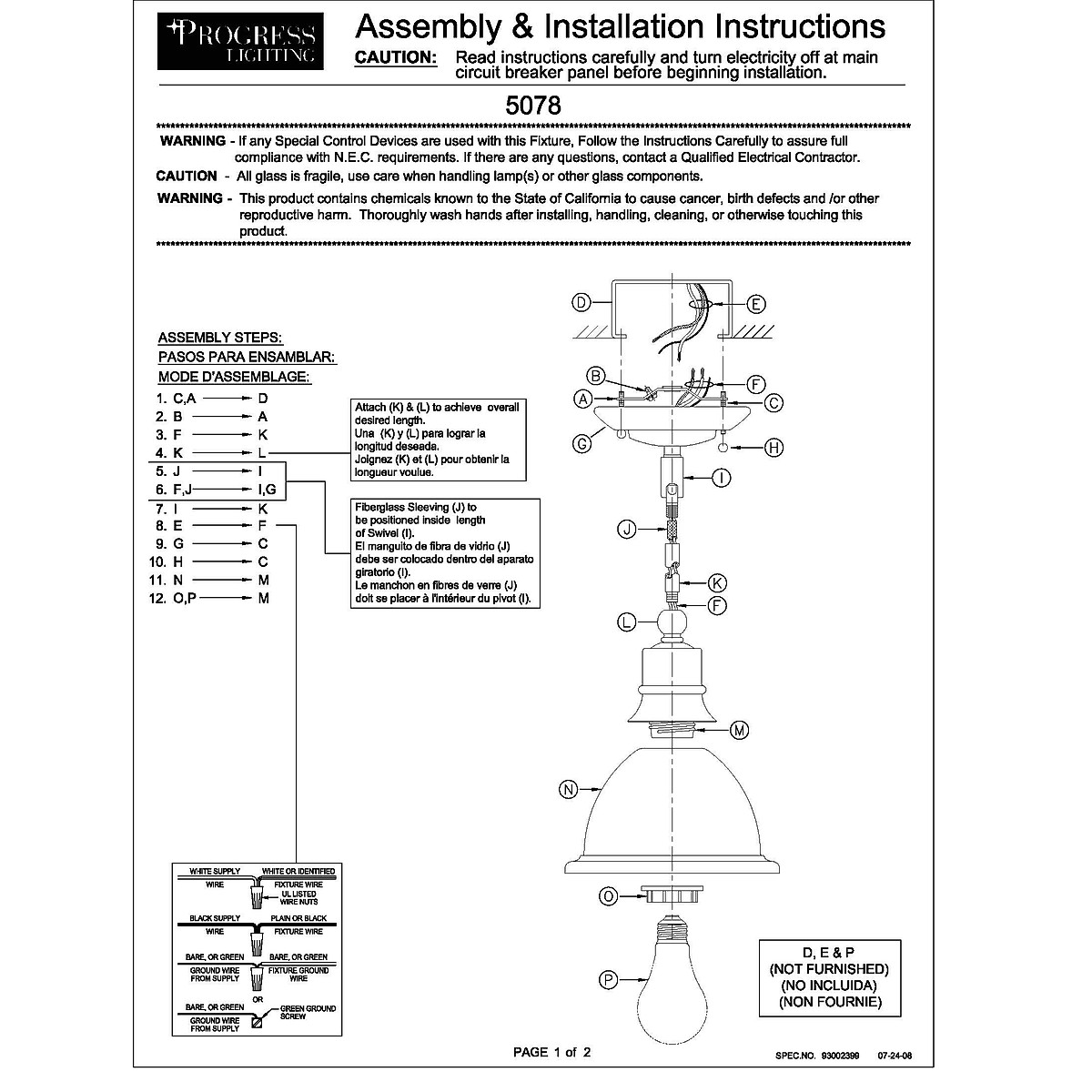 Progress Lighting P5078-09 Madison Pendants, 7-1/2-Inch Diameter x 8-Inch Height, Brushed Nickel
