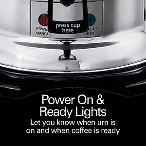 Hamilton Beach Commercial Stainless Steel Coffee Urn, 60 Cup Capacity D50065