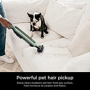 Shark WS642GN WANDVAC System Pet Ultra-Lightweight Powerful Cordless Stick Vacuum with Charging Dock, Green, 0.013 Qt. Capacity
