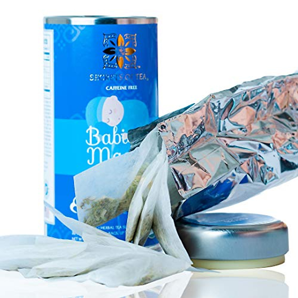 Secrets Of Tea Babies’ Magic Tea Baby Colic And Gas- USDA Organic Caffeine-Free Colic Calm Tea for Babies and Newborns - 80 Servings - 20 Count(1 Pack)