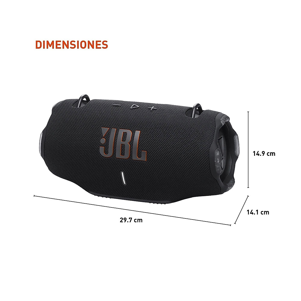 JBL Xtreme 4 - Portable Bluetooth Speaker, Powerful Sound and Deep Bass, IP67 Waterproof, 24 Hours of Playtime, Powerbank, PartyBoost for Multi-Speaker Pairing (Black) (Renewed)
