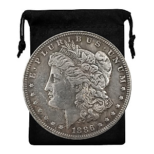 Kocreat Copy 1886-Morgan Dollar Silver Plating Coin Collection-Replica U.S Old Original Pre Morgan Souvenir Coin Lucky Coin