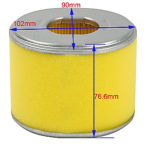 HIFORM Air Filter with Spark Plug Compatible with Honda GX240 GX270 8hp 9hp Engine Lawn Mower