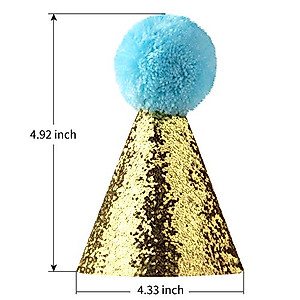 3pcs Dog Birthday Hat for Pets Party Decoration Supplies， Cat Kitten Headband Hats Charms Grooming Accessories