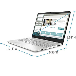 HP Laptop 15-dy1079ms (Core i7-1065G7) 15.6 Full HD 1920x1080 IPS touchscreen 12GB DDR4 Ram, 256GB SSD, Webcam, HDMI, Silver, Windows 10 Home