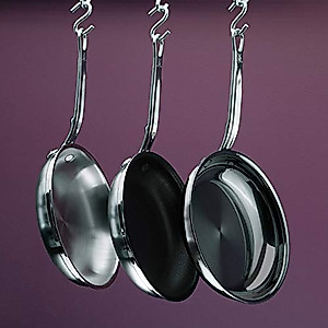 Hestan - ProBond Collection - Professional Clad Stainless Steel Frying Pan, Induction Cooktop Compatible, 8.5-Inch