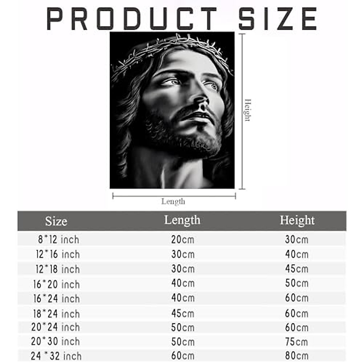MOMEPE Religion Jesus 5D Diamond Painting Kits, Jesus Diamond Art for Adults, Diamond Dots Gem Art Room Decor Aesthetic 20x24 Inch